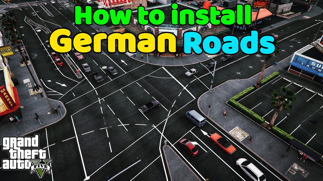 HOW TO GERMAN ROAD TEXTURE MOD GTA5 | HINDI TUTORIAL | STEP BY STEP ...