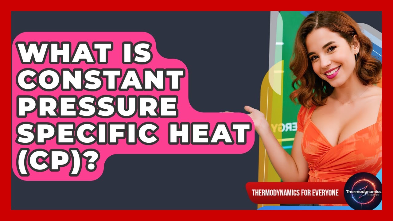 What Is Constant Pressure Specific Heat (Cp)? - Thermodynamics For ...