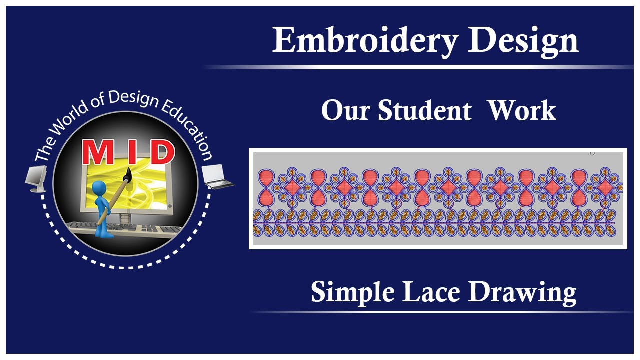 Embroidery Design Course - Lace Repeat set By Our Student - YouTube