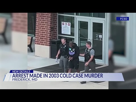 Arrest made in 2003 Frederick County cold case