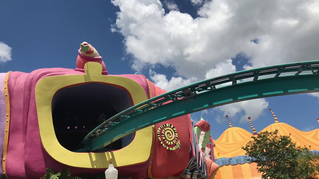Universal Studios Seuss Landing rides - YouTube