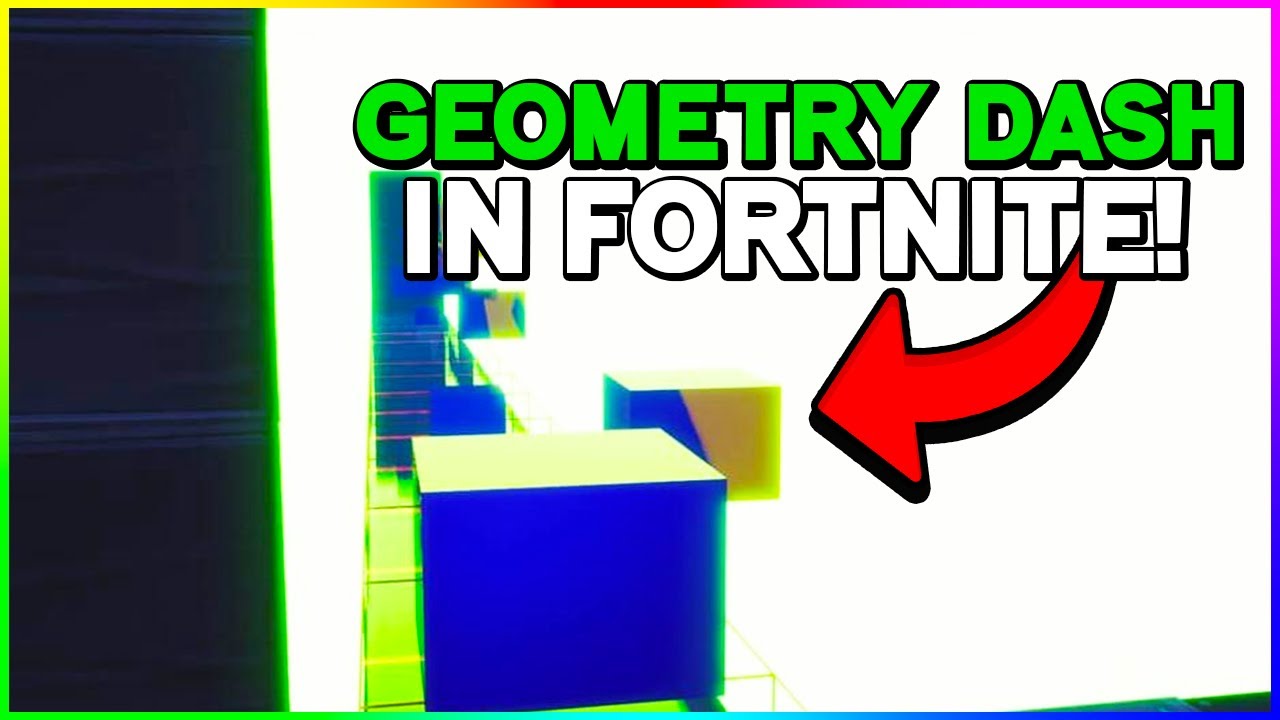 Geometry Dash in Fortnite - YouTube