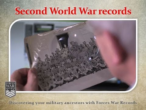 Forces War Records now has 4 million WWII records available - YouTube