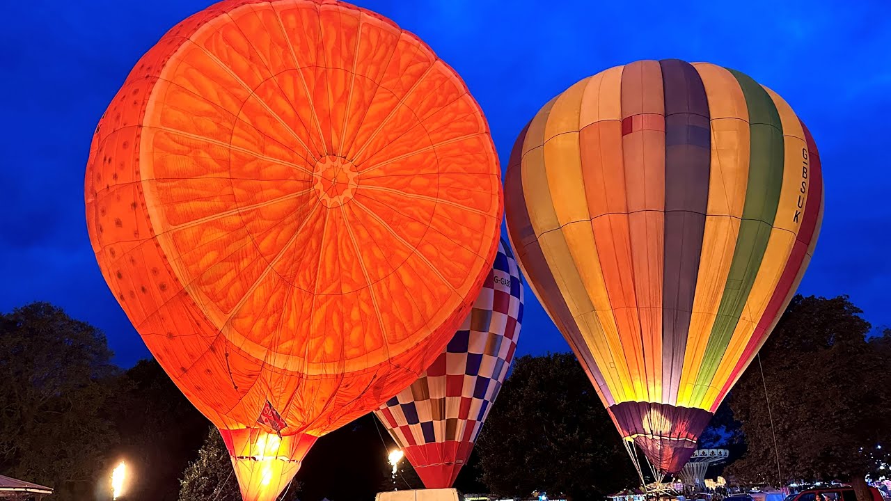 MJ Ballooning | Saturday Night Glow | Oswestry Balloon Carnival 2024 ...