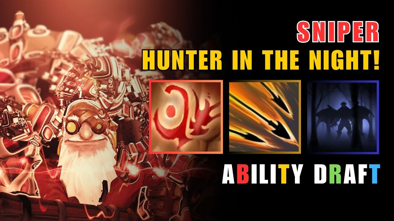SNIPER FULL ASPD! Inner Beast + Strafe + Dark Ascension| Dota 2 Ability ...