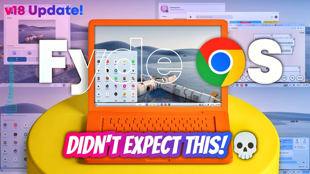 Fyde OS 18 - Top 5 New Features & a Few Hiccups! - YouTube