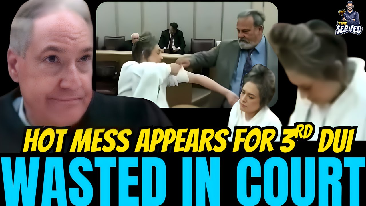 Disheveled Mess Appears for 3rd DUI Attends Court Blitzed! - YouTube