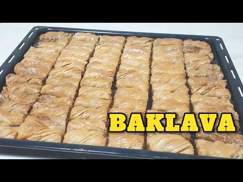🥮 Evde Hazır Gibi El Açması Baklava 💯 Çıtır Çıtır Burma Baklava Tarifi 👍Burma Baklava Nasıl Yapılır✅