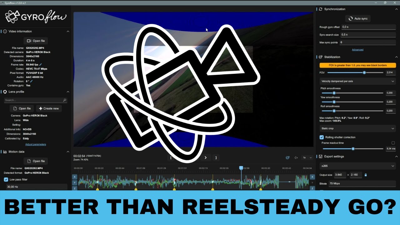 Gyroflow 1.0.0 - In depth guide how to stabilize GoPro Footage - YouTube