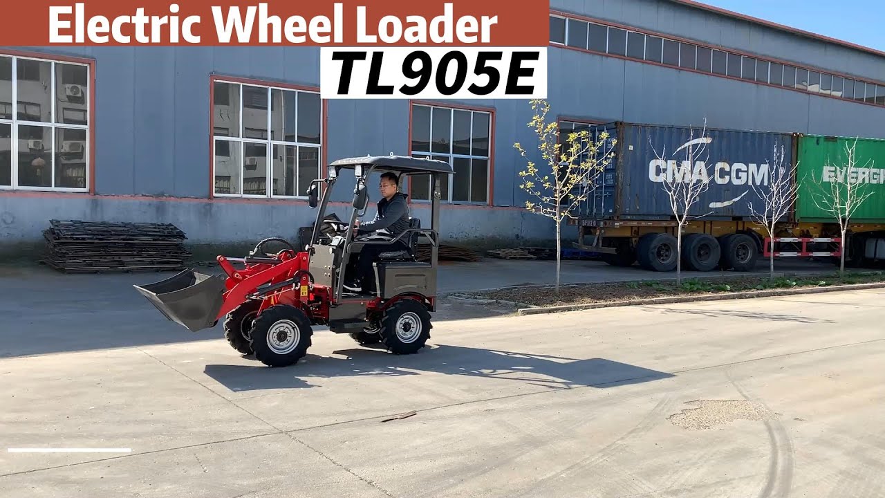 Electric Chinese Mini Front Loader TL905E Fully Hydraulic Small Size ...