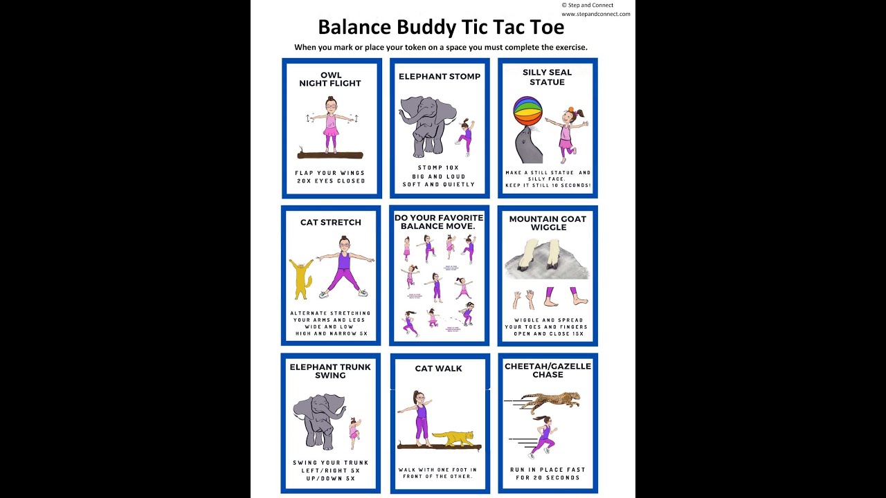 Balance Buddy Tic Tac Toe - YouTube