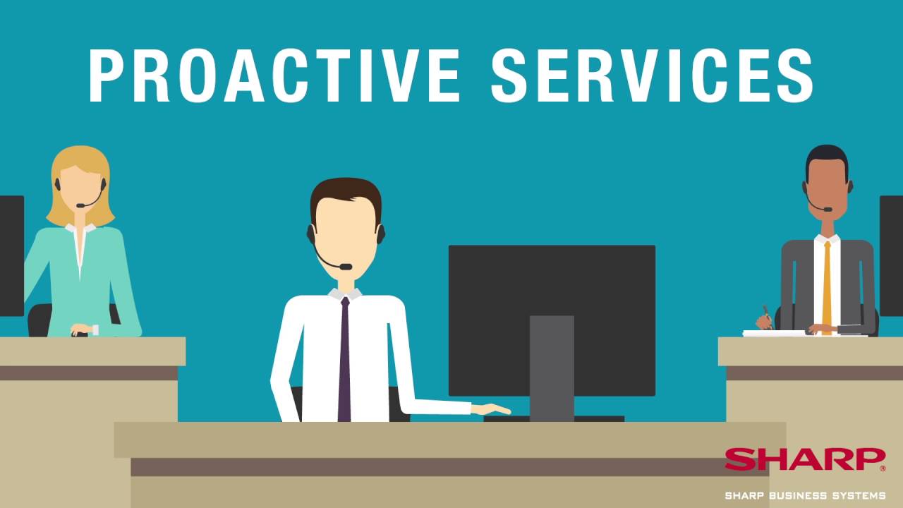 IT Help Desk Proactive Services from Sharp - YouTube