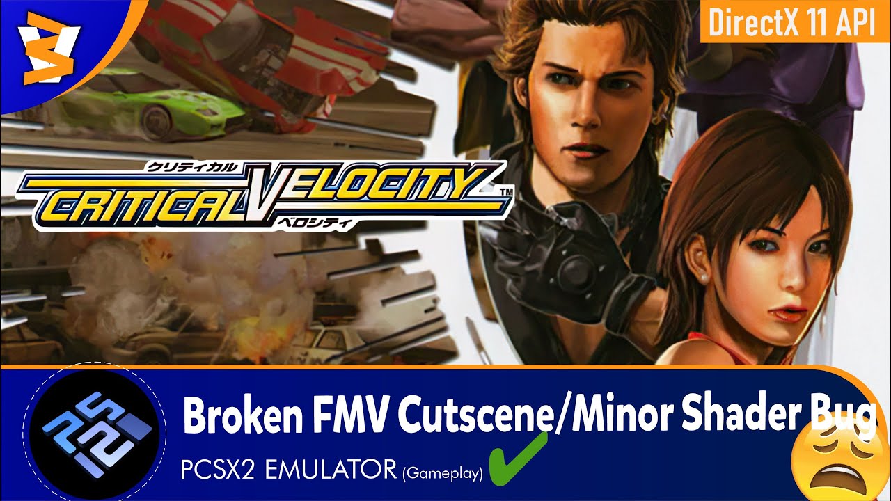 PCSX2 QT-64bit 1.7.3303 - Critical Velocity (Dx11/ReShade) - YouTube