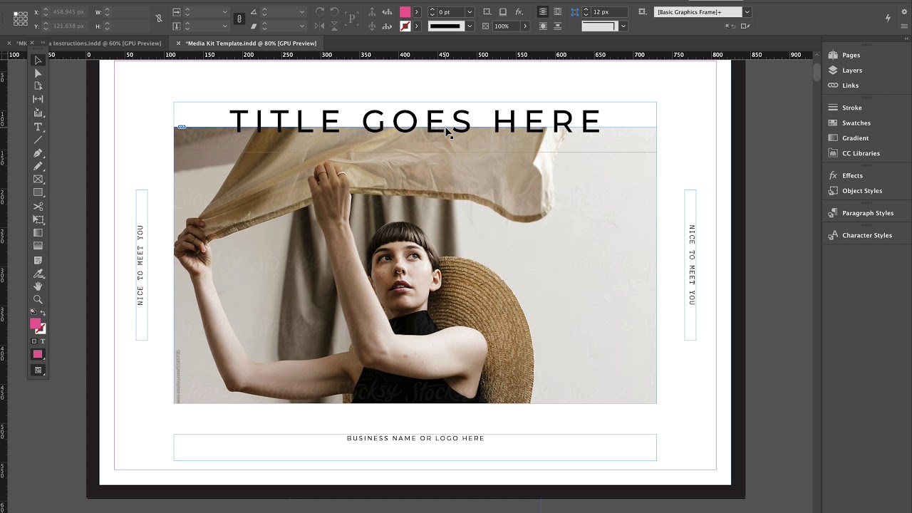 Media Kit Indesign Tutorial - YouTube