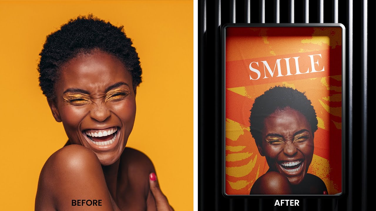 Before & After Photoshop Tutorial | Eye Catching Poster Design - YouTube