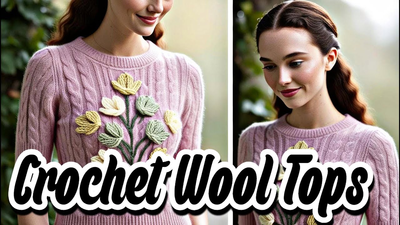 Best 30 Ladies Tops Crochet With Wool #crochetfashionideas - YouTube