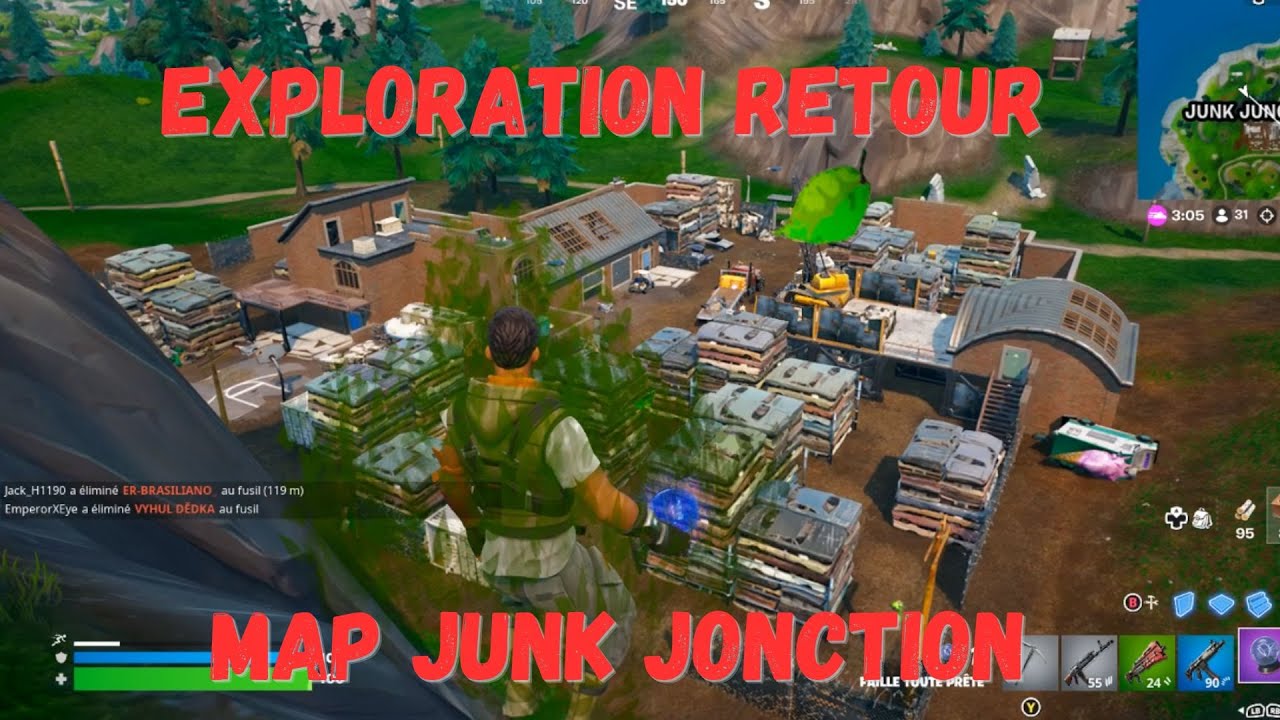 REDECOUVERTE MAP JUNK JONCTION SUR FORTNITE Retour battle royal ...