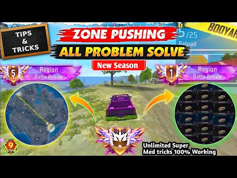 (New Season) Zone Push Tips and Tricks | Zone Push  Character Combinations | Zone Push problem slove