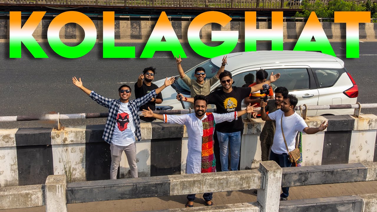 Kolaghat Road Trip 🇮🇳 on Independence Day 2023 | Kolaghat Drone View ...