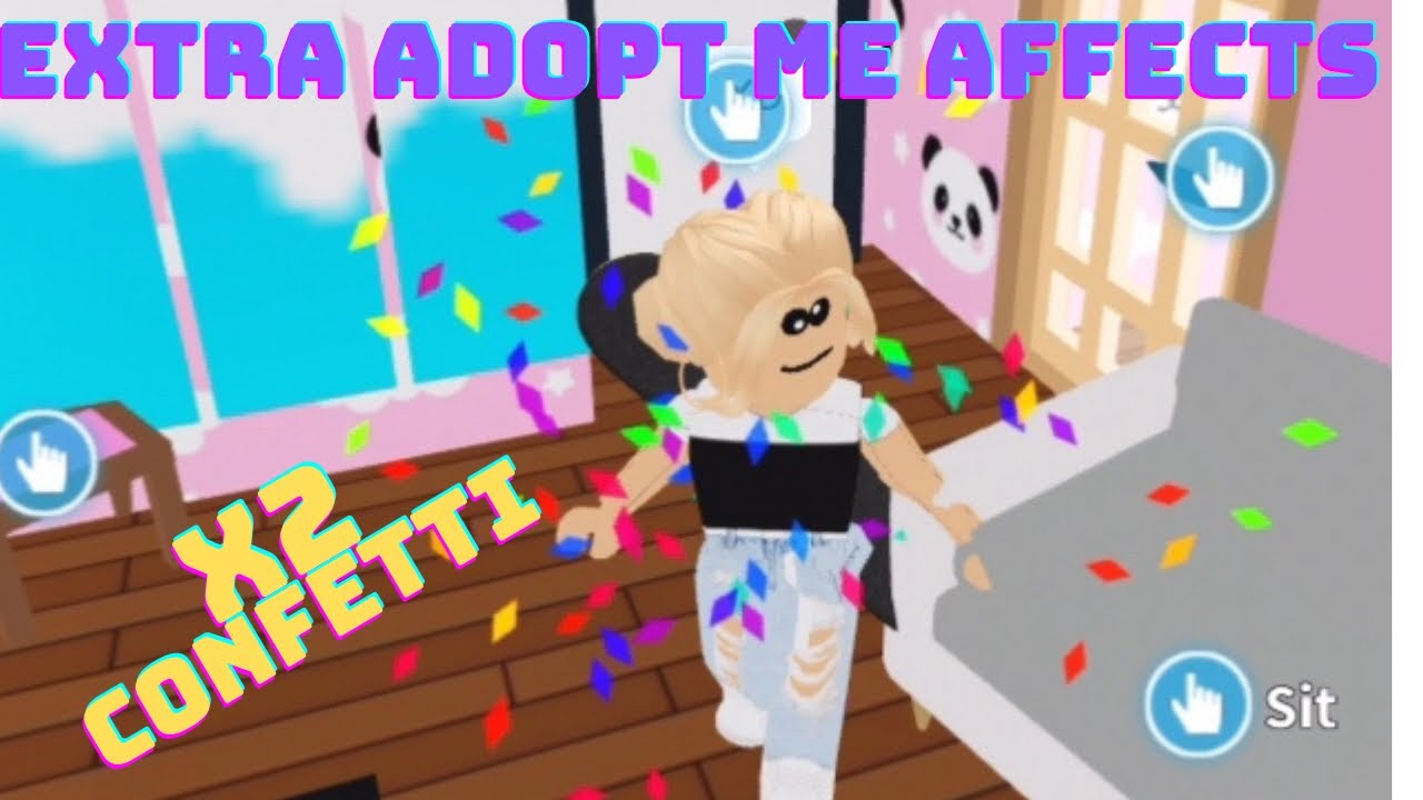 How to get extra effects in adopt me! - YouTube