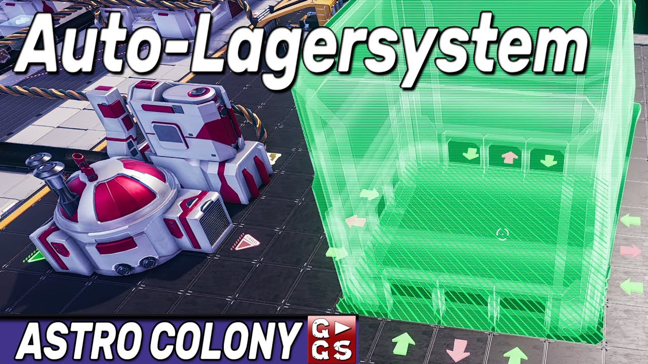 AUTOMATISCHES Lagersystem ★彡 ASTRO COLONY [s1e7] - YouTube