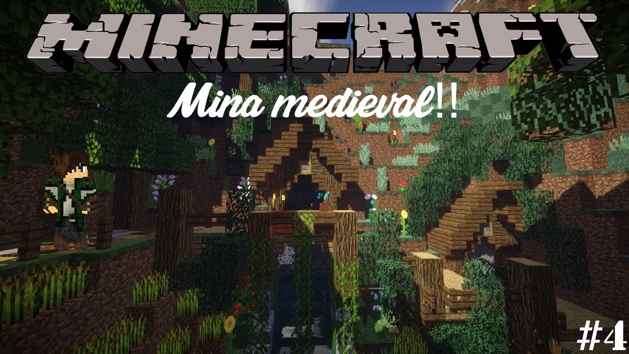 Finalmente construção - Mina medieval!! kueca world #4 (parte 1 ...