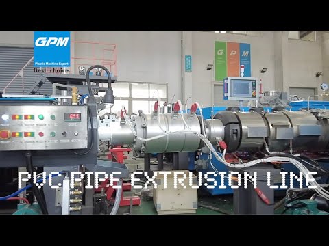 UPVC Pipes Making Process - Made in GPM ,U-PVC pipe machine#PVC PIPES ...