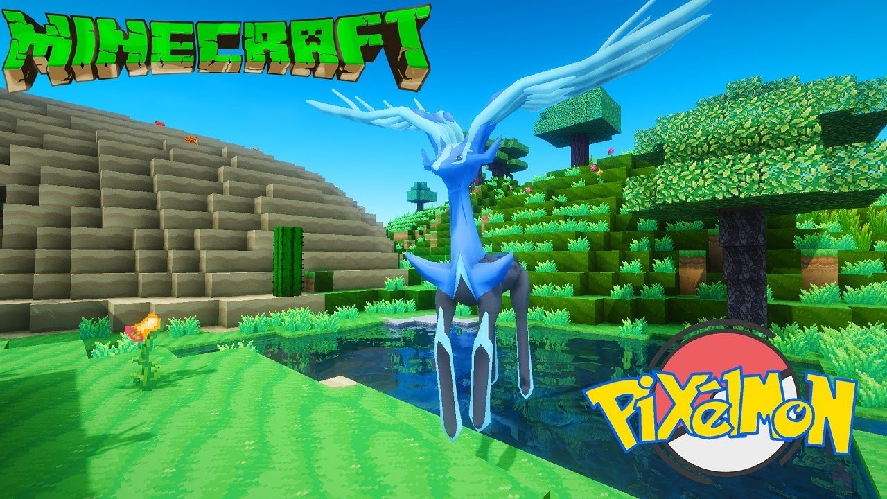 Minecraft Pixelmon+ Tập 11: Huyền thoại Xerneas Thần Rừng - YouTube