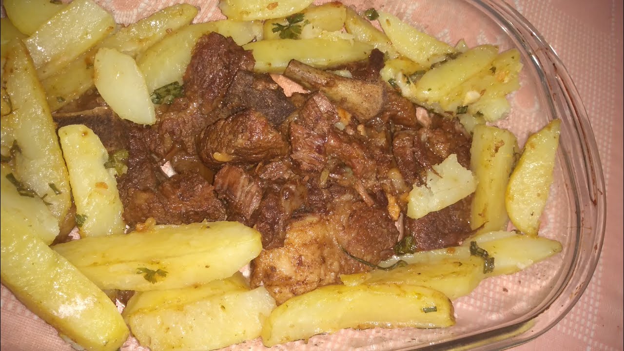 PONTA DE PEITO COM BATATA RUSTICA - YouTube