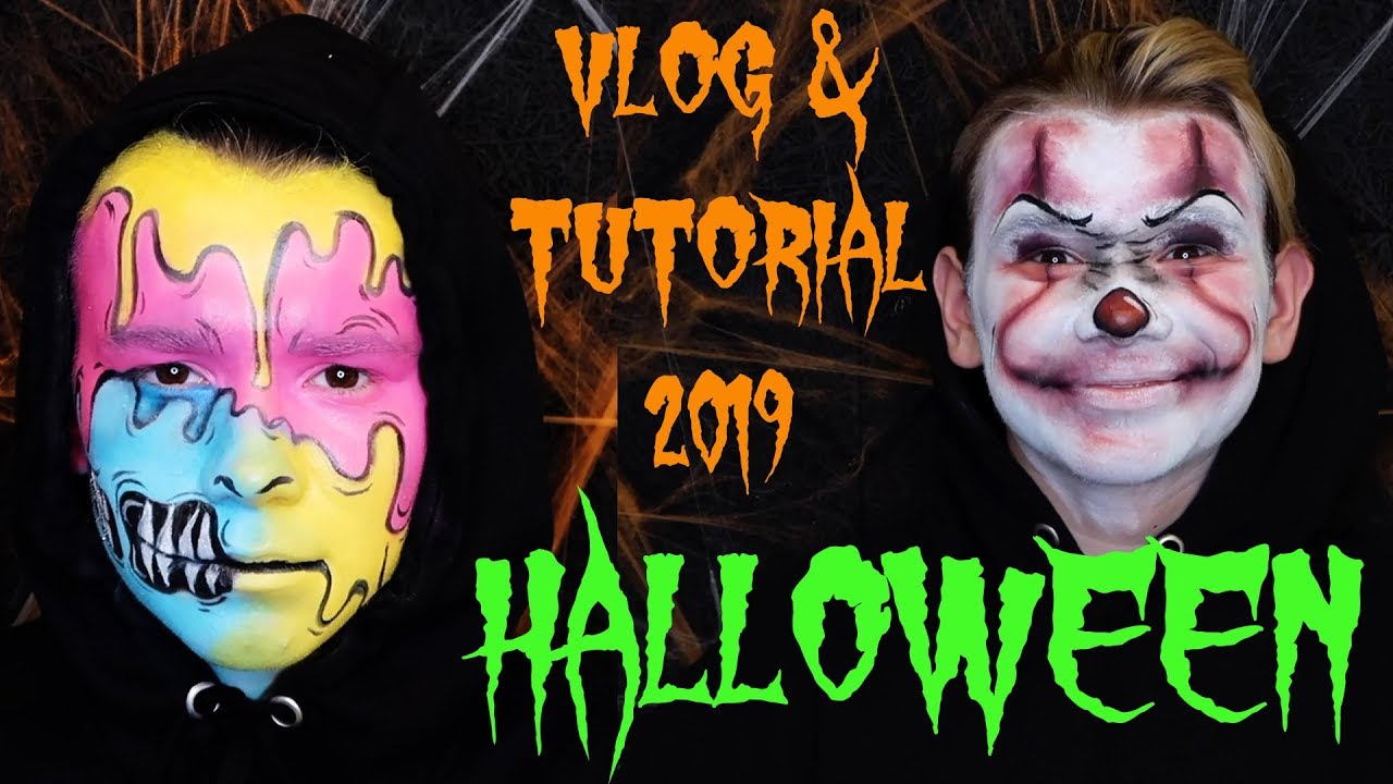 Marcus&Martinus – Vlog and creepy Halloween clown makeup tutorial ...