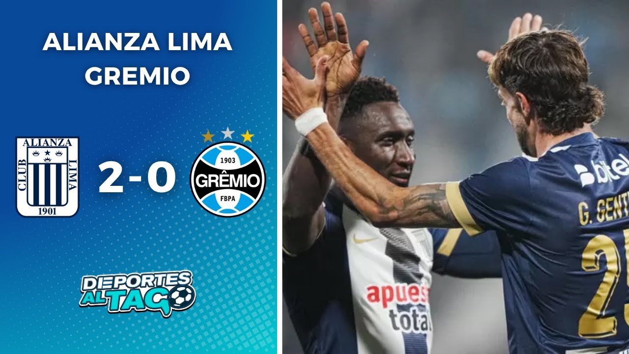 🏆 ALIANZA LIMA dio el GOLPE y sacó la PRIMERA VENTAJA contra GREMIO en la COPA SUDAMERICANA 🔥 ...
