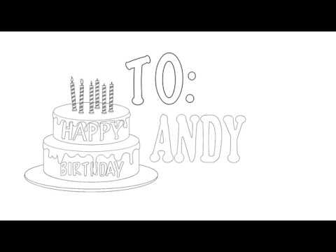 Birthday Cake Andy - YouTube