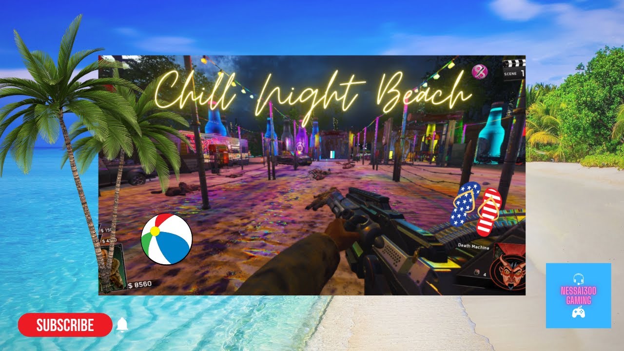 Chill night beach COD zombies 🌴🥥 - YouTube