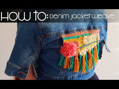 How To: Denim Jacket Weave - YouTube