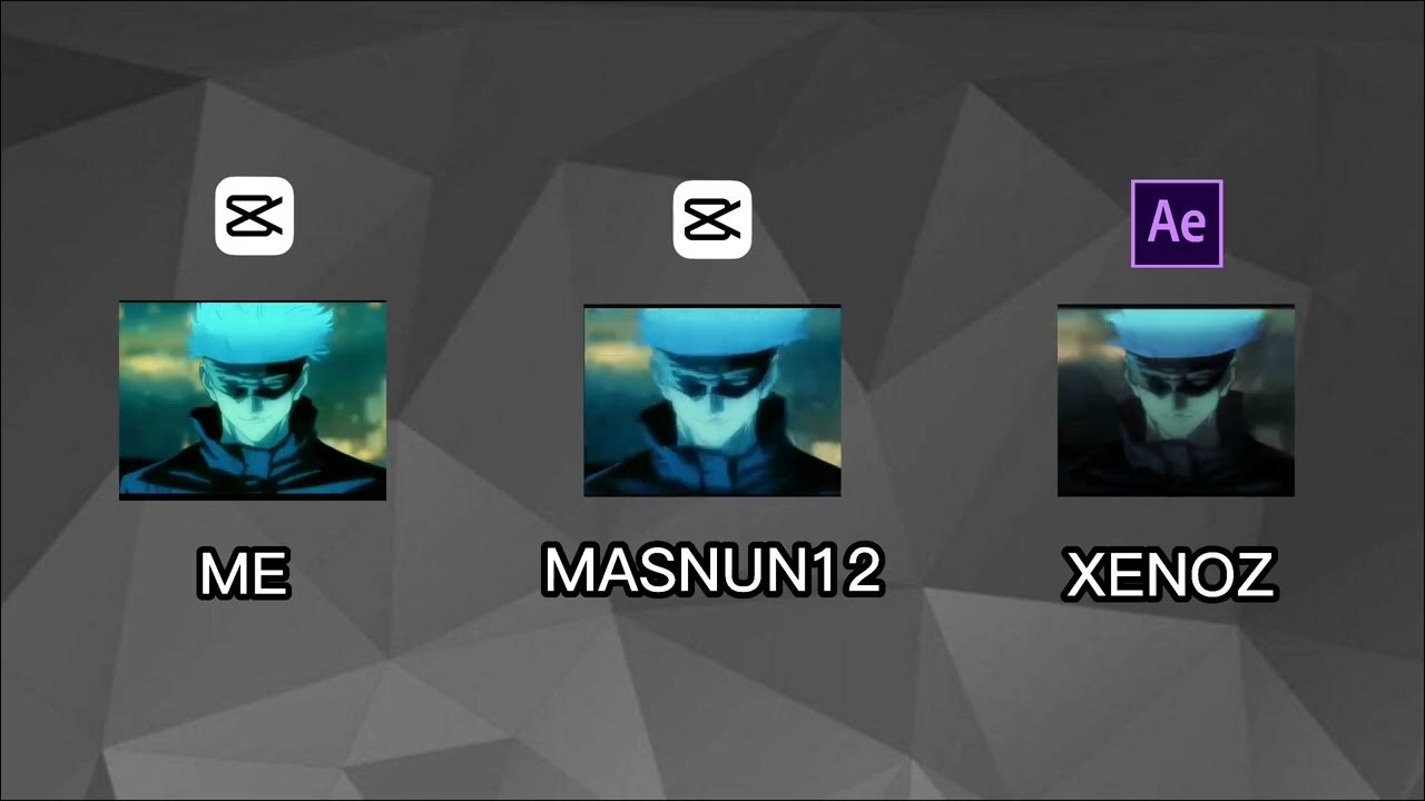 MY CAPCUT VS CAPCUT VS AFTER EFFECTS I @MASNUN12 I @XenozEdit IGojo Satoru - Here [ EDIT / AMV ...