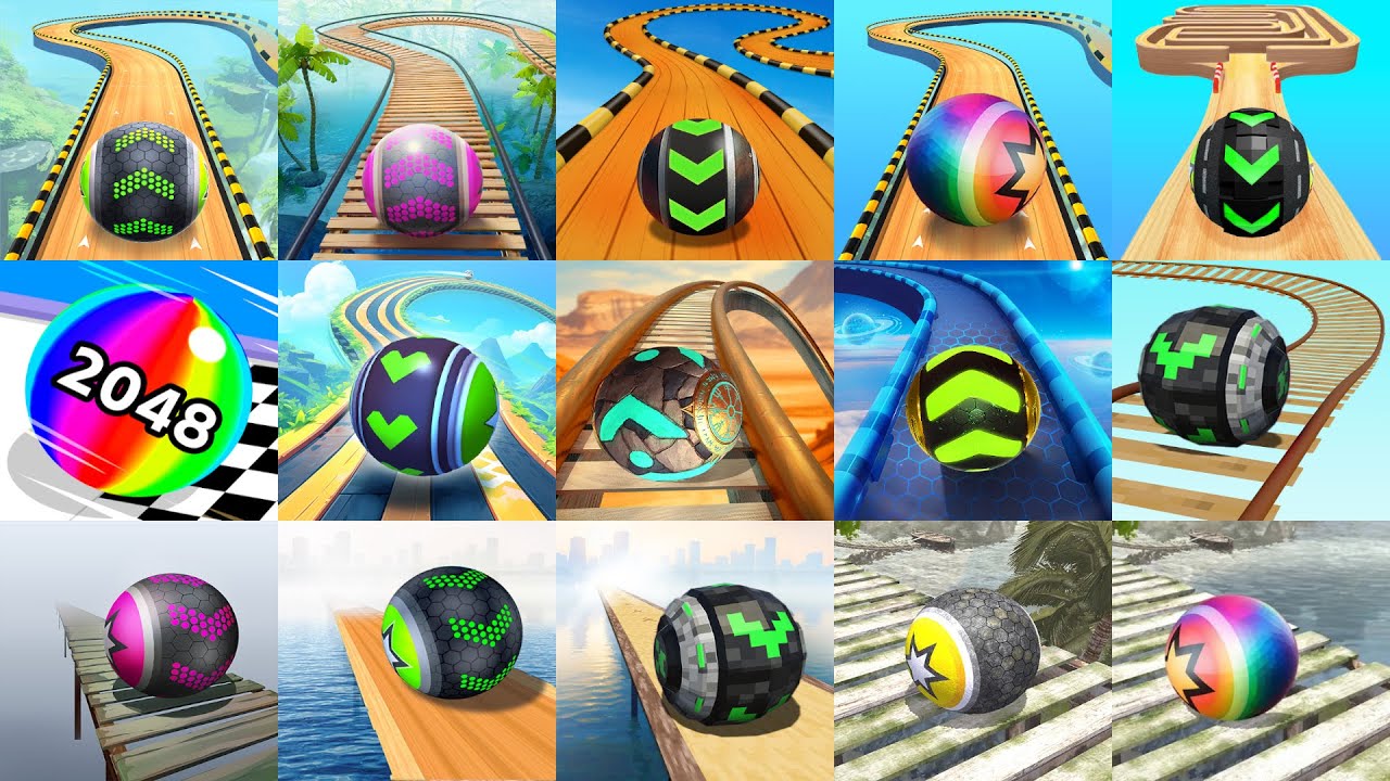 Going Balls Vs Rollance, Adventure, Sky Escape, Ball Run 2048, Space ...