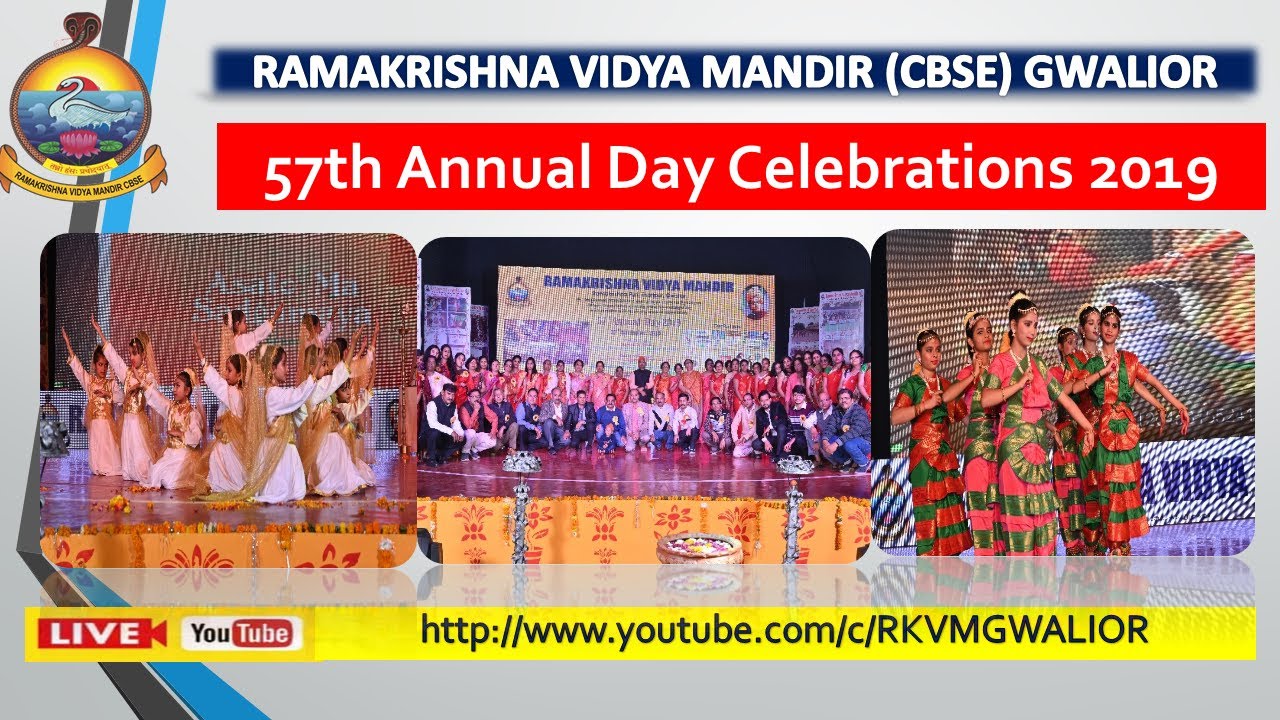 Special Telecast || 57th Annual Day Celebrations || RKVM,CBSE Gwalior ...
