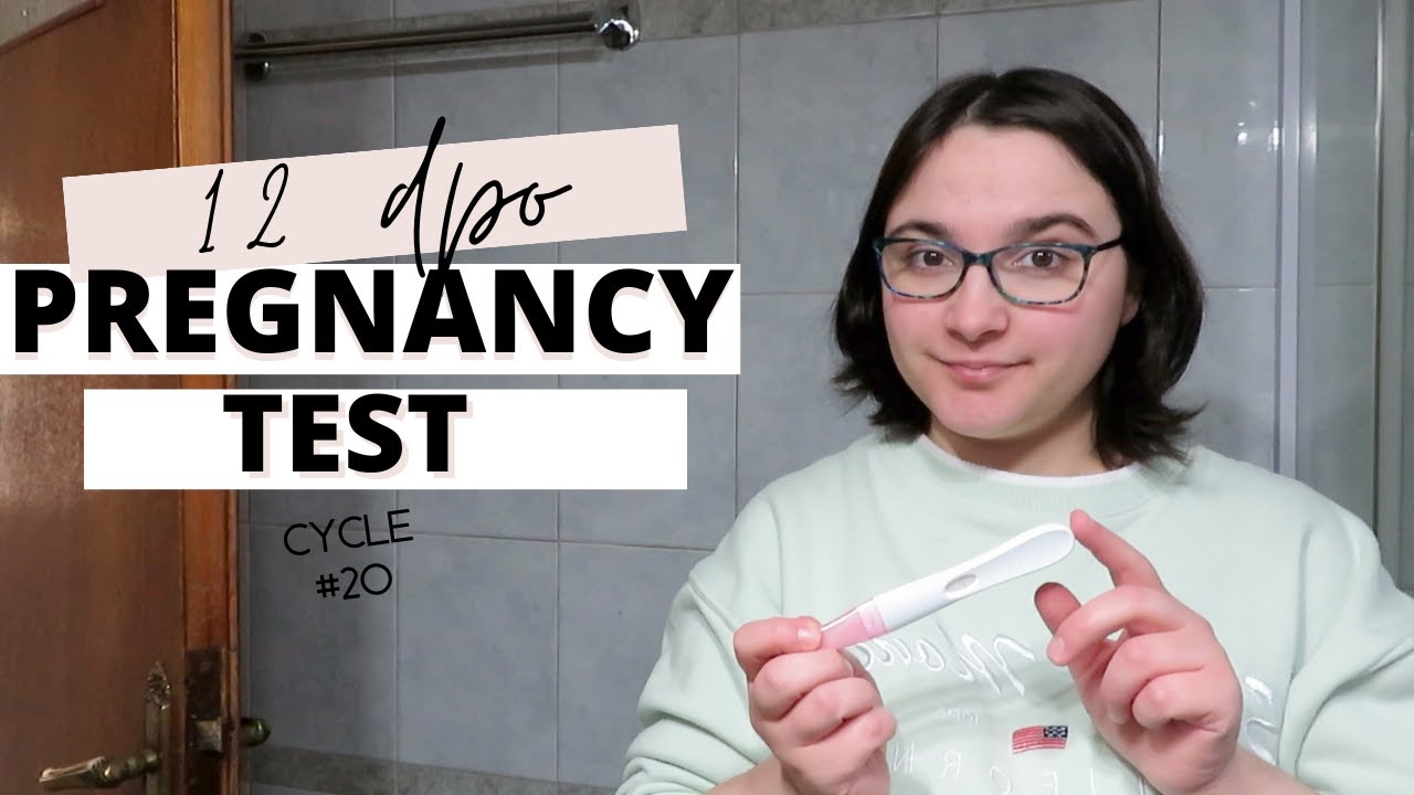 Live Pregnancy Test at 12 Dpo || Emotional and real talk about ttc and ...
