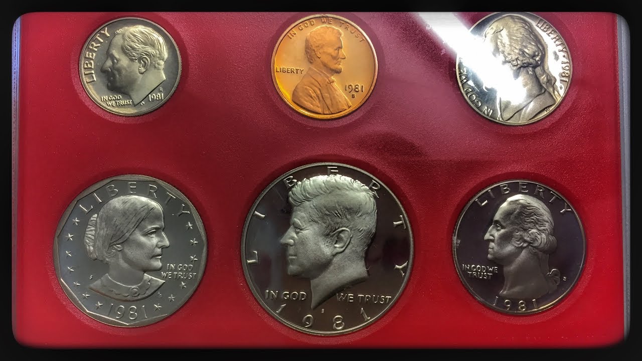 1981 United States Proof Set - Susan B. Anthony Dollar! - Coin Set ...