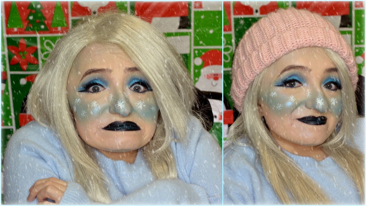 SNOWY Makeup Look - YouTube