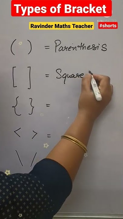 Different Types of Brackets | Important | #shorts #brackets - YouTube