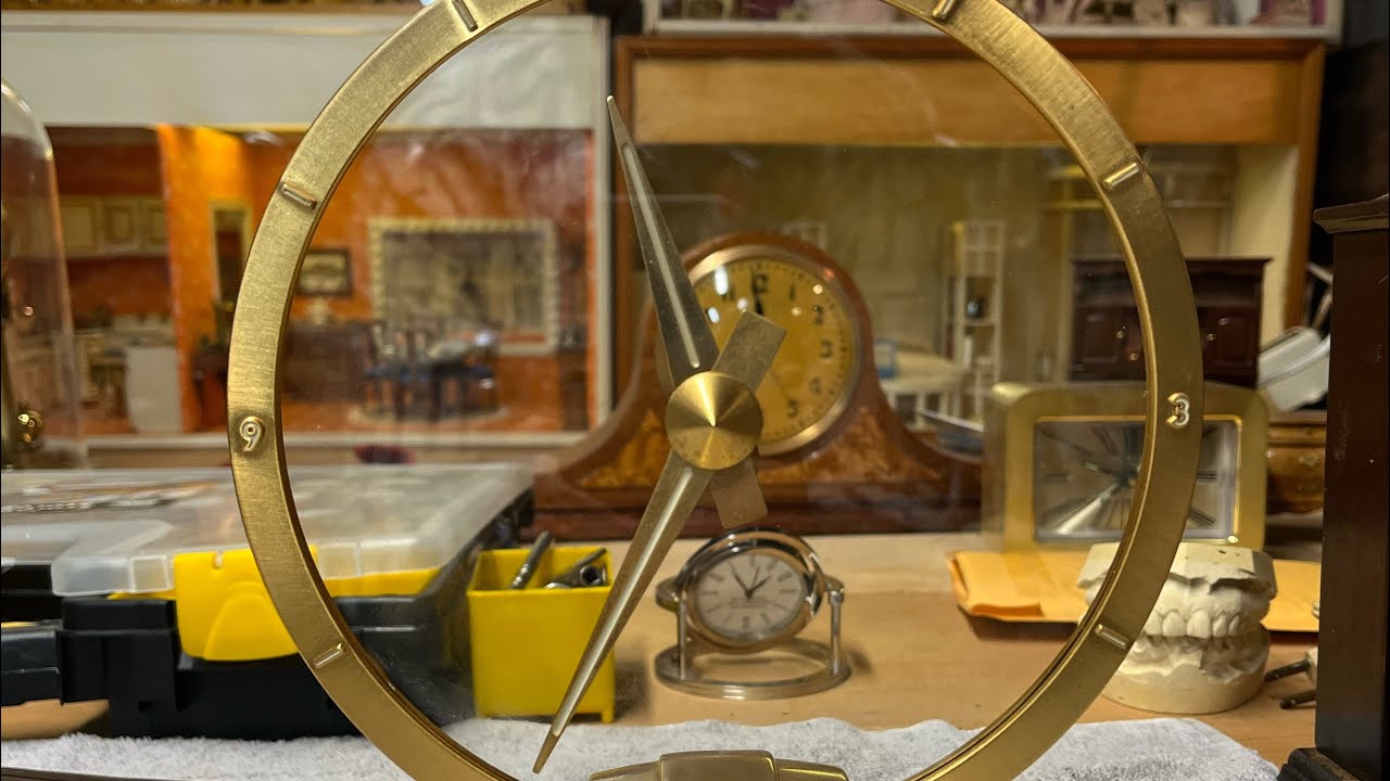 How to repair a Jefferson Golden Hour Mystery Clock - YouTube