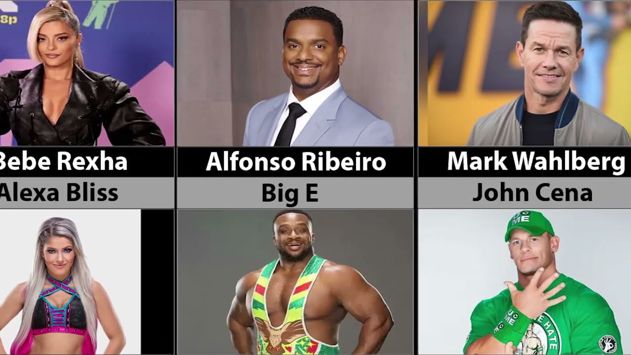 WWE Superstars & Look Alike Celebrities - YouTube