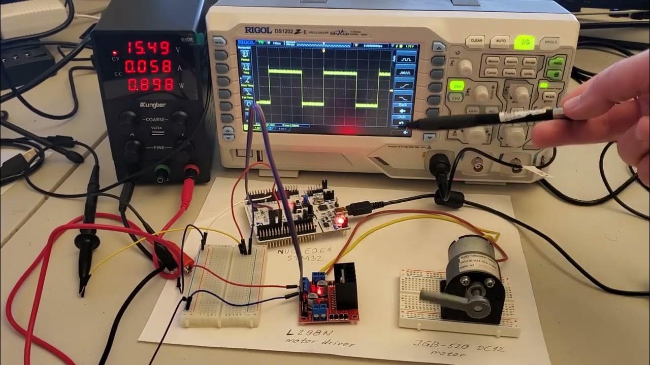 STM32 Microcontroller: Experimental Setup for Learning to Control DC Motors using PWM signals ...