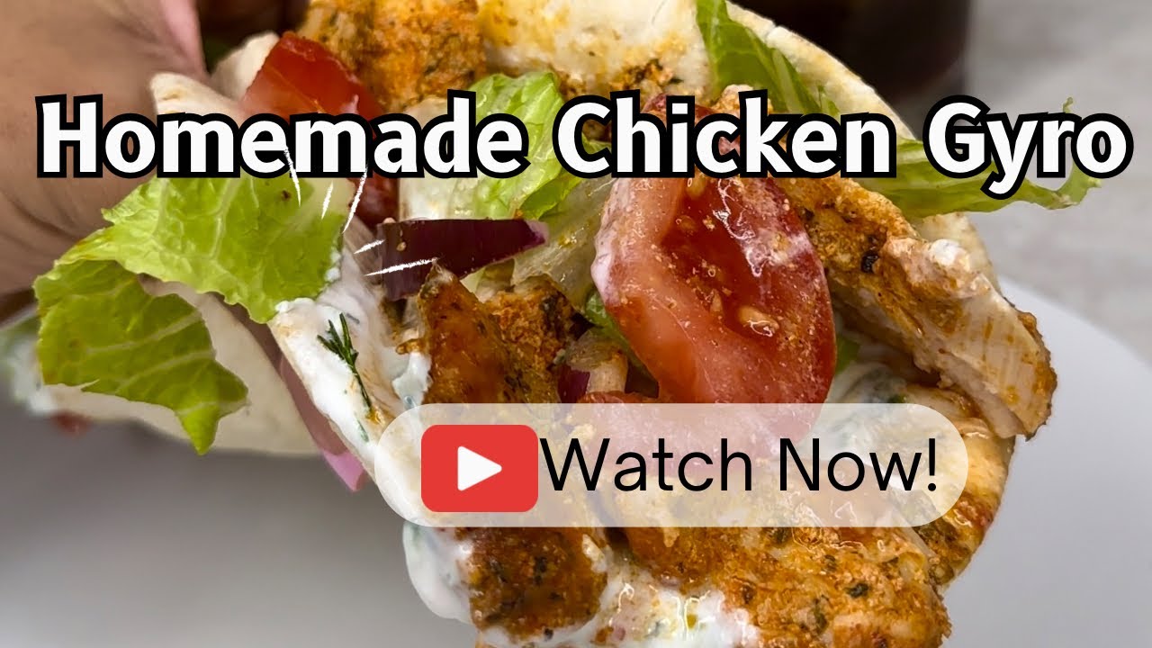 HOMEMADE CHICKEN GYRO - YouTube