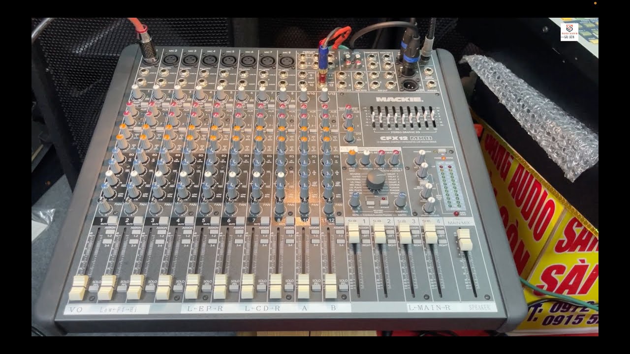 Giới Thiệu Chi Tiết Bàn Mixer CFX 12 MKII Mới Về Tại Sang Audio - YouTube
