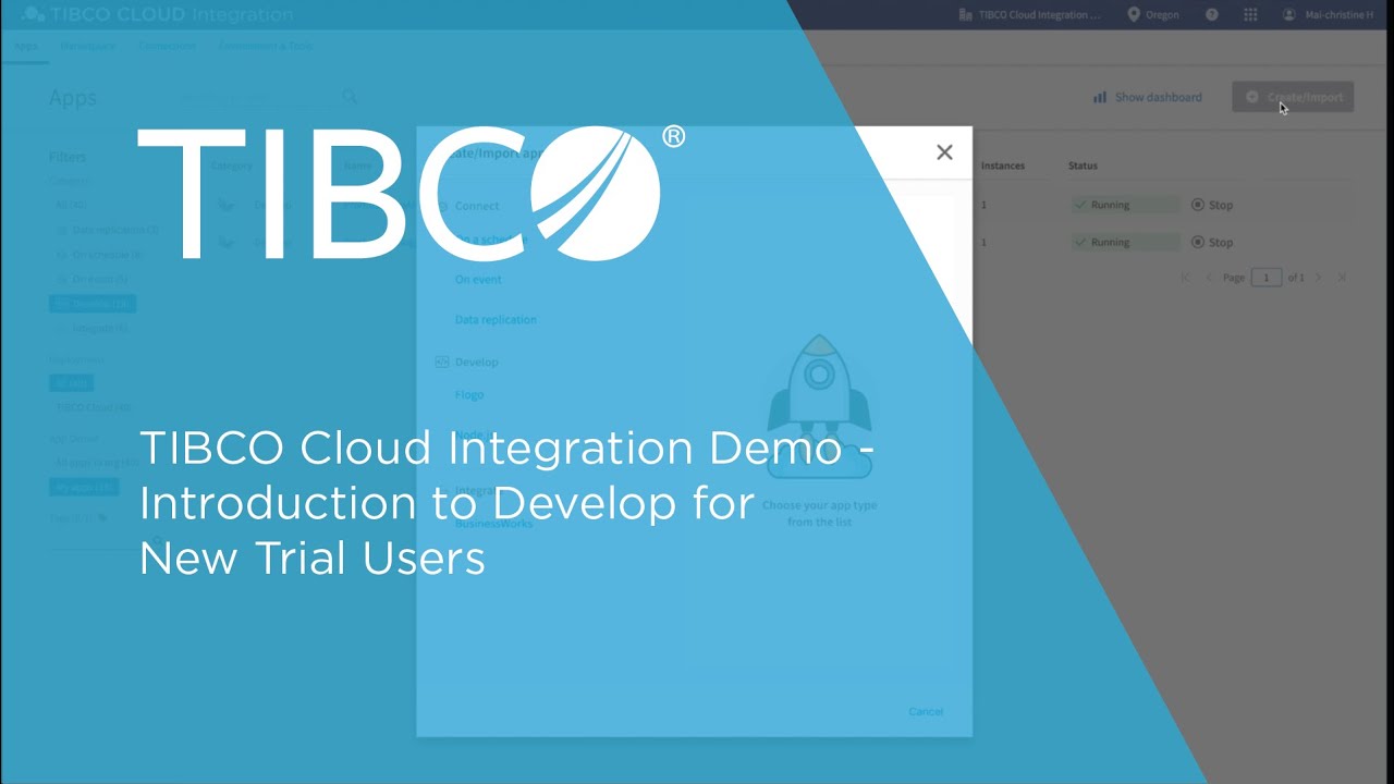 TIBCO Cloud Integration Demo - Introduction to Develop for New Trial ...