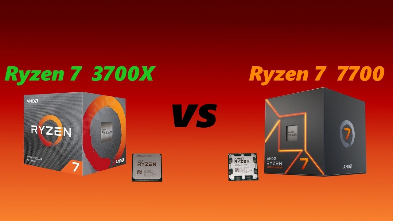R7 3700X vs R7 7700 with RTX 3070 - test in 10 game benchmark - YouTube