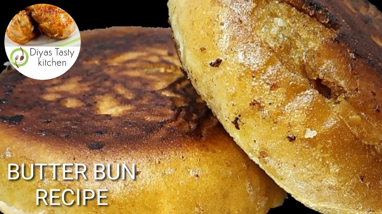 Butter bun recipe easy I how to make butter bun recipe l Diyas Tasty ...