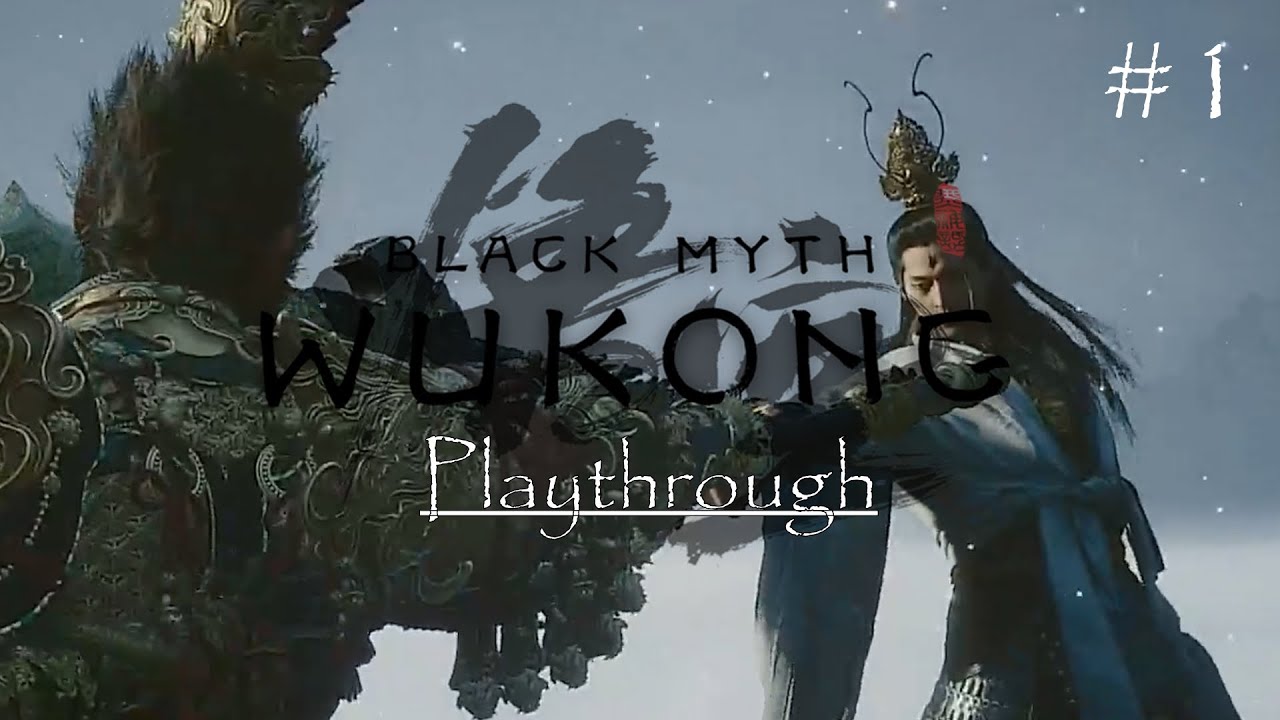 THIS IS AMAZING!!! Black Myth: Wukong Playthrough Part - 1 (Chapter 1 ...